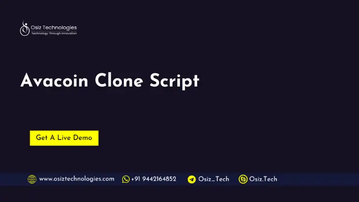 Avacoin Clone Script | Osiz
